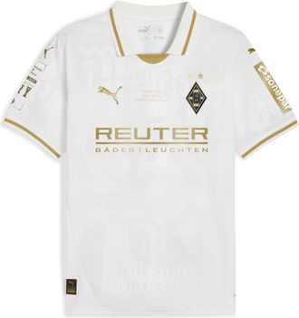 Puma Maillot 125e anniversaire Borussia M&ouml;nchengladbach Homme, Accessoires, Blanc, XS