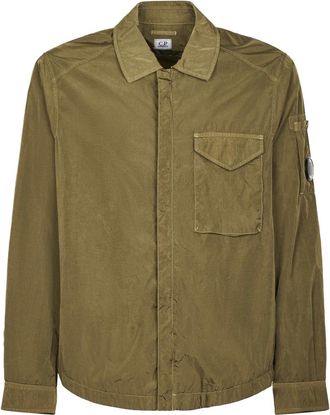 C.P. Company C.p. Company, Homme, Vestes, Vert, Taille: M Surchemise en Chrome-R