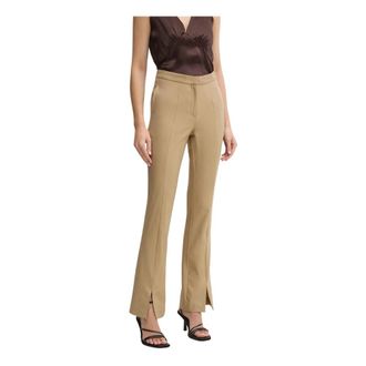 2nd Day Sandras Weite Hose - - Trousers - Damen - Beige - L
