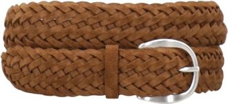 Orciani Ceinture en daim tress&eacute; - Homme - Accessoires - Brun - Taille: 105 CM