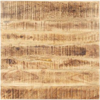 vidaXL Dessus de table Bois de manguier solide 25-27 mm 80x80 cm Vidaxl