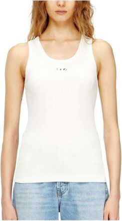 Diesel Femme, Tops, Blanc, Taille: 40 FR T-Anki-Od D&eacute;bardeur