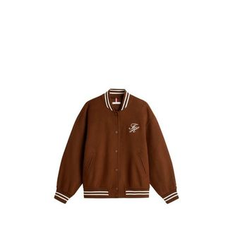 Tommy Hilfiger Veste Teddy en laine m&eacute;lang&eacute;e