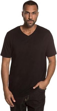 JP1880 Hommes Grandes Tailles L-8XL T-Shirt col V et Manches Courtes - Jusquau 8 XL Noir 3XL 711318130-3XL