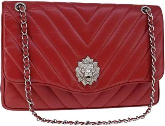 Chanel Sac bandouli&egrave;re vintage Pre-owned - Femme - Pre-owned - Rouge - Taille: ONE Size