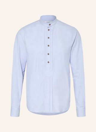 Grasegger Trachtenhemd Kopeke Regular Fit Mit Stehkragen blau