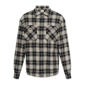 Moncler Homme, Chemises, Noir, Taille: 2XL Chemise &agrave; poche