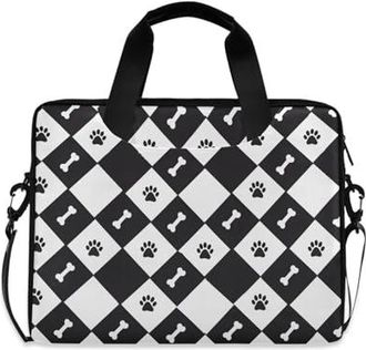 Alaza Sac à bandoulière pour ordinateur portable de 40,6 à 15,6 - Rose pailleté - Pour homme et femme, Footprint A21628, Taille unique