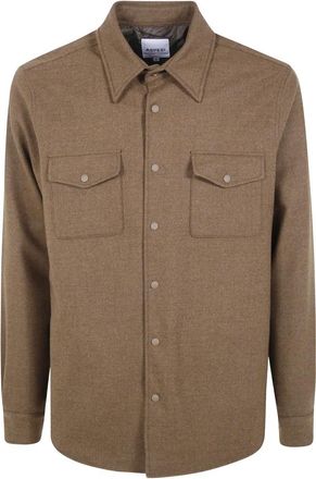Aspesi Doppia Shirt - - Shirts - Herren - Braun - XL