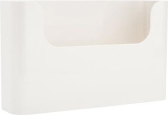 NUOBESTY Kreatives K&uuml;hlschrank Lagerregal ohne Bohren Wei&szlig;es H&auml;ngeregal aus Sicherem Material Organizer f&uuml;r K&uuml;che und Bad mit Starker Saugkraft und Abgerundete