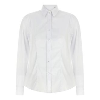 Xacus Femme, Blouses et Chemises, Blanc, Taille: 38 FR Chemise Classique Sara