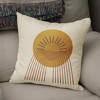 Bonamaison Le Jardin du Lin Kissen Zierkissenbezug Kissenbezug, Weich Bequem, F&uuml;r Zuhause Autos B&uuml;ro Sofa Wohnzimmer Couch Schlafzimmer Dekor, 50x50 Cm - Entworf