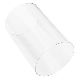 BESPORTBLE Glas LED Kerzenschirm Zylinderf&ouml;rmiger Transparenter Kerzenhalter Romantische Dekoration f&uuml;r Hochzeit und Wohnraum Einfaches Design Langlebig und Hitz