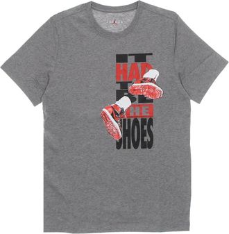 Nike Jordan The Schuhe Crew Tee - - Sport - Herren - Grau - XL