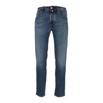 Jacob Cohen Homme, Jeans, Bleu, Taille: W34 Jean Coupe Ajust&eacute;e Scott