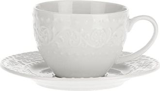 La Porcellana Bianca THUN La Porzellan, wei&szlig;,Untertassen, vertr&auml;umt