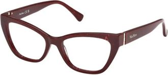 Max Mara Femme, Accessoires, Rouge, Taille: 53 MM Cat Eye Optical Frame
