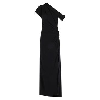 SIMKHAI Femme, Robes, Noir, Taille: 34 FR Kally Draped Midi Dress