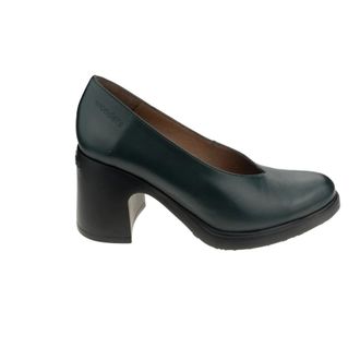 Wonders Klassischer Lederschuh mit MemoryGel Einlegesohle - - Shoes - Damen - Gr&uuml;n - 35 EU