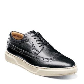 Florsheim Baskets Premier Wingtip pour Homme, Noir/Blanc, 42 EU