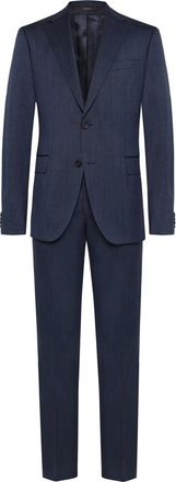 Windsor Anzug aus Schurwolle mit Reverskragen, Shaped Fit in