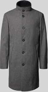 Christian Berg Kurzmantel mit Stehkragen und Eingrifftaschen