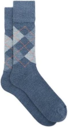 Burlington Chaussettes à motif losange
