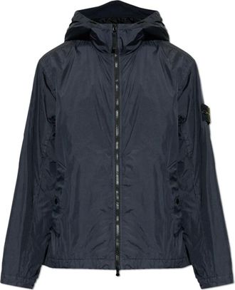 Stone Island Homme, Vestes, Bleu, Taille: M Crinkle Reps NY Jacket