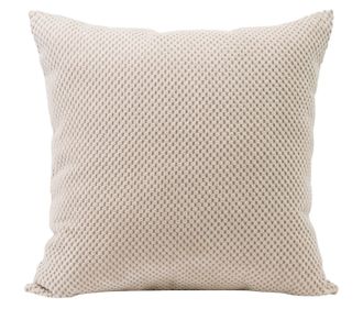 G&ouml;zze Kissenh&uuml;lle - Creme - 50 x 50 cm - mit Rei&szlig;verschluss