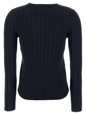 Polo Ralph Lauren Cable-Knit Cotton Sweater - Navy