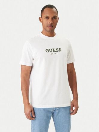 Guess T-Shirt M6GI16 K3032 Wei&szlig; Regular Fit