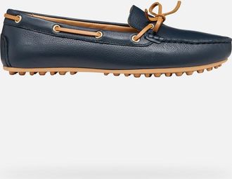 Geox Schuhe Kalistena Dame Marineblau/tabak