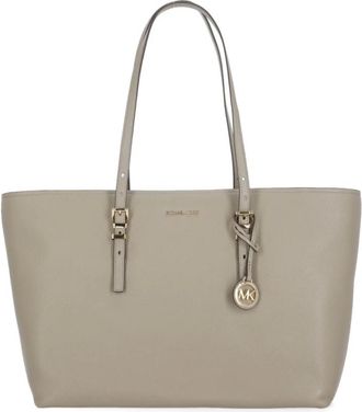 Michael Kors Femme, Sacs, Beige, Taille: ONE Size Sac Bandoulière en Cuir Beige avec Poignées