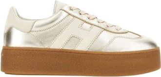 Hogan Femme, Chaussures, Jaune, Taille: 37 1/2 EU H698 Allacciato H