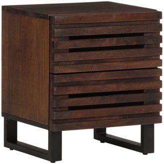 vidaXL Nachttisch 40x34x46 cm Massivholz Mango Vidaxl