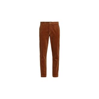 Polo Ralph Lauren Homme, Pantalons, Brun, Taille: W38 L34 Pantalon C&ocirc;tel&eacute; Stretch Coupe Droite