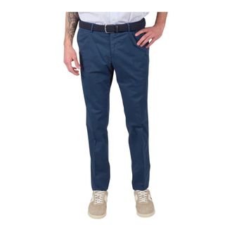Pantaloni Torino Slim Stretch Chinos - - Trousers - Herren - Blau - M