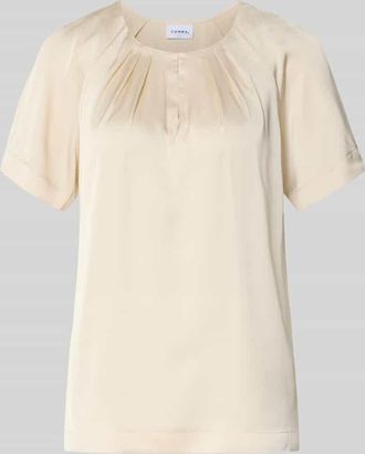Comma Relaxed Fit Bluse mit gelegten Falten