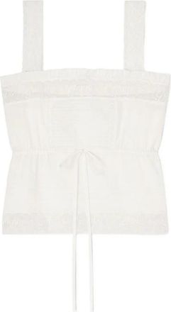 Ganni Top - Blanc