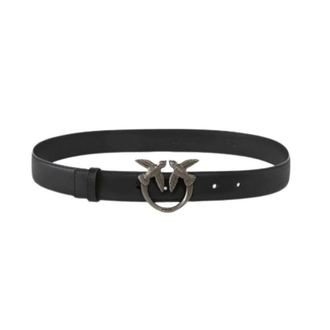 Pinko Pinko, Femme, Accessoires, Noir, Taille: M Love Birds Belt