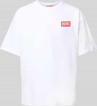 Diesel T-Shirt mit Label-Stitching