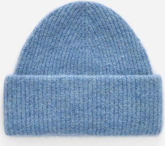 Arket Beanie Aus Alpakawolle Und Wolle -Blau
