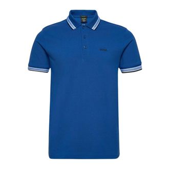 HUGO BOSS Homme, Tops, Bleu, Taille: 3XL Polo en Piqu&eacute; de Coton avec Logo