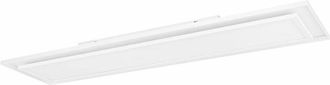ETC Shop Led Deckenpanel Farbwechsel Deckenleuchte Fernbedienung Deckenlampe Aufbaupanel, cct, rgb led 24W 1460lm 2700-6500K, l 85 cm