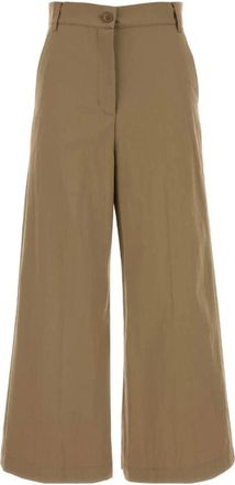 Max Mara Femme, Pantalons, Beige, Taille: 34 FR Ronco Wide-Leg Pant