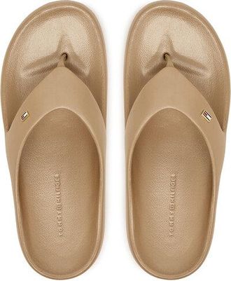 Tommy Hilfiger Zehentrenner Pearlized FW0FW09201 Beige