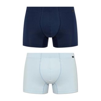 Hanro Homme, Sous-v&ecirc;tements, Multicolore, Taille: S Cotton Essentials 2-Pack Boxer Briefs