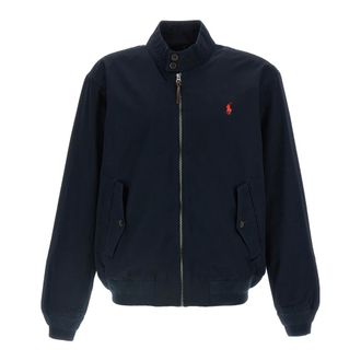Polo Ralph Lauren Homme, Vestes, Bleu, Taille: XL Logo Embroidery Bomber Jacket