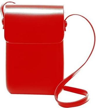 Generic Petit sac &agrave; main pour femme - Sac &agrave; bandouli&egrave;re l&eacute;ger pour homme et femme - Sac &agrave; main l&eacute;ger pour ordinateur, Rouge, taille unique