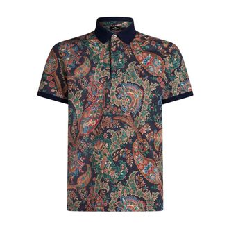 Etro Homme, Tops, Multicolore, Taille: 4XL Polo Floral Paisley